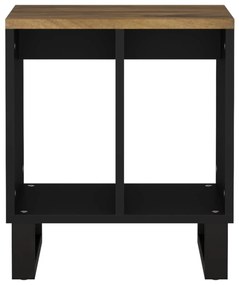 Odkládací stolek 40 x 31 x 46 cm masivní mangovník a kompozit - Default Title