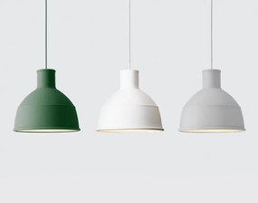 Muuto Závěsná lampa Unfold, white 14207