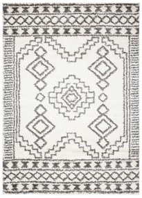 Kusový koberec shaggy Panga krémový 60x100cm