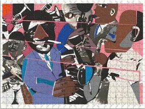 GALISON Oboustranné puzzle Romare Bearden x DreamYard / 500 dílků