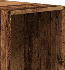 Šatní skříň old wood 30 x 50 x 200 cm kompozitní dřevo 3307709
