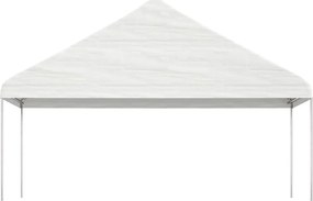 vidaXL Altán se střechou bílý 4,46 x 5,88 x 3,75 m polyethylen [3155518]