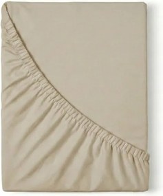 Kvalitex Bavlněné prostěradlo napínací béžové 90x200cm