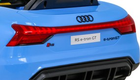Ramiz Elektrické autíčko Audi RS E-Tron GT pro děti modré + dálkové ovládání + pohon 4x4