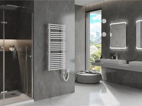 Mexen Akan, elektrické topné těleso 1080x500 mm + topná tyč 900 W, bílá, W121-1080-500-2900-20