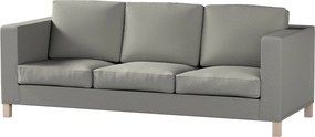 Potah na pohovku IKEA Karlanda 3-místná nerozkládací, krátký barva šedá látka pletený vzor