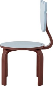 Vínová/světle modrá dětská židle Liova – Bloomingville Mini