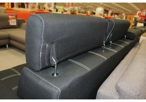 Rohová sedačka rozkládací Belfast II pravý roh černá