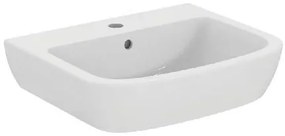 Ideal Standard Tempo - Umyvadlo 600x495x185 mm, s přepadem, otvor pro baterii, bílá T058401