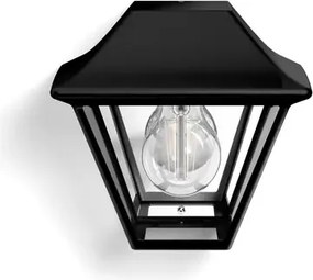 Philips 16494/30/PN Alpenglow černá / Venkovní nástěnné svítidlo / E27