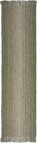 Flair Rugs, Běhoun Mottle Jute Ombre Green, 60x230, zelená, chodba / předsíň