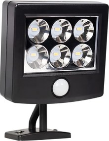 Exteriérové ​​solární LED svítidlo Depo, 1x LED 1,05w, černá