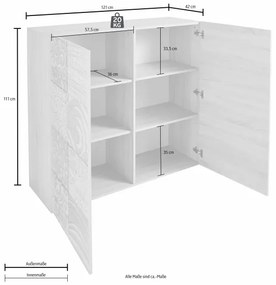 Komoda ARIA dub sonoma