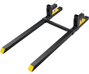 Paletové vidle, 907,2 kg traktorové lopatové vidle, 152,4 cm