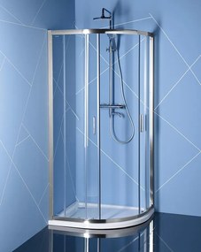 Polysan Polysan, EASY LINE čtvrtkruhová sprchová zástěna 1100x800mm, L/R, čiré sklo, EL2415