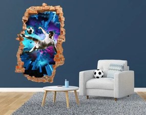 3D nálepka na zeď pro fotbalové fanoušky 115 x 180 cm