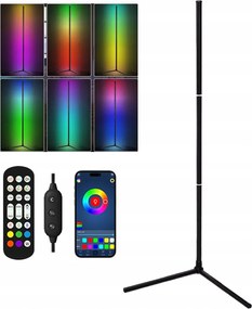 Magická Led Podlahová Lampa Rgb S Dálkovým Ovládáním Aplikace 160 CM
