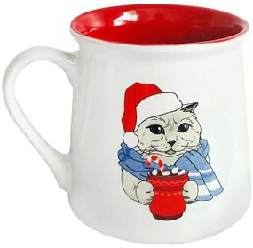 Toro Keramický hrnek Xmas Cat, 290 ml