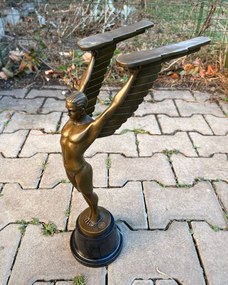 Bronzová socha soška - Íkaros art deco