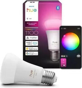 Philips Hue WCA 810 / Chytrá žárovka / A60 E27 / 8,1 W / 1100 lm / RGB