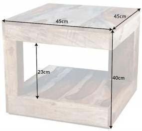 Konferenční stolek Giant 45cm Sheesham kouřová úprava/ 42542