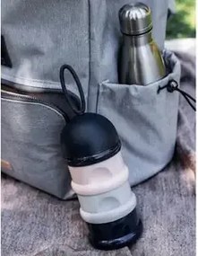 Beaba Sada kelímků na sušené mléko/svačinu tmavě modrá/šedá/růžová