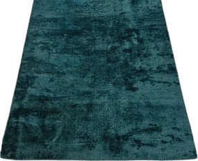 HU Zelený koberec Plush Deluxe, barva Flaškova zelená Rozměr: 50x80 cm