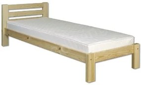 Drewmax Dřevěná postel 100x200 LK127 dub