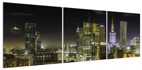 Obraz mrakodrapů (150x50 cm)