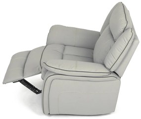 AUTRONIC TV a relaxační křeslo s elektrickým ovládáním, potah ekokůže v odstínu lanýž TV-4119 LAN