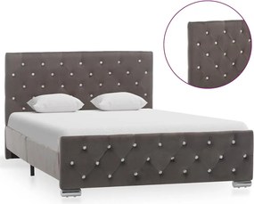 Rám postele šedý textil 120 x 200 cm 286831