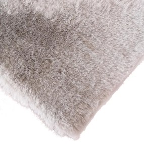 Tribeca Design Kusový kruhový koberec Faux Fur Light Grey Rozměry: 120x120 cm