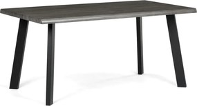 Jídelní stůl HT-F4516 GREY, mdf, šedý dub (160 x 90) cm Šedá
