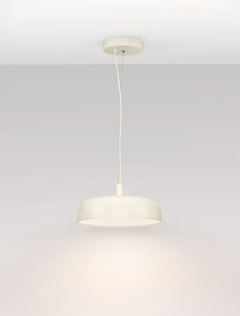Krémové hliníkové LED stmívatelné závěsné svítidlo ø 40 cm Noelia – Nova Luce