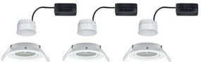 Paulmann 93449 - SADA 3xLED/6,5W IP23 Koupelnové podhledové svítidlo NOVA 230V
