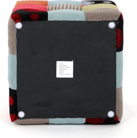 Taburet JELLY — látka, patchwork