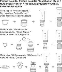 ALIGÁTOR Aligator PortaCaffé 3v1 šedý (ACM002)