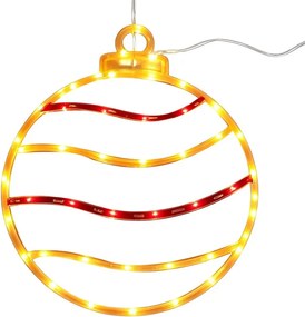 Nástěnné LED svítidlo Vánoční ozdoba koule – 39*3*35 cm