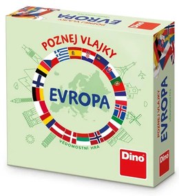 Dino Cestovní hra Poznej vlajky - Evropa