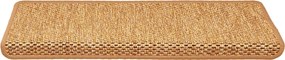 Samolepicí rohože na schody Sisal-Look 30 ks 65x21x4cm sisal 3365889