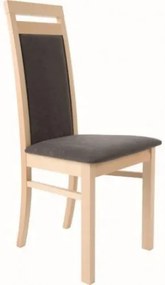 Dřevěná jídelní židle s čalouněním DESIGNE 34 - nosnost 120 kg - výběr barevného provedení - 3D4868
