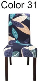 Elastické potahy na jídelní židle - květiny a geometrické tvary Varianta: Color 31