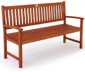 Casaria Zahradní lavice z eukalyptového dřeva 152 x 55 x 90 cm s certifikátem FSC®