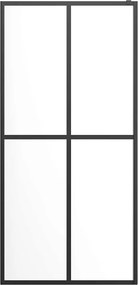 Zástěna do průchozí sprchy čiré tvrzené sklo 90 x 195 cm 145680
