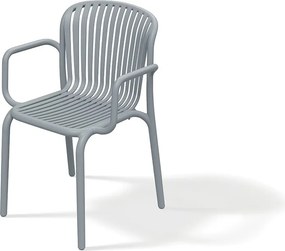 Zahradní židle s područkami BRENES 57,5x53x82,5 cm - výběr z 6 provedení