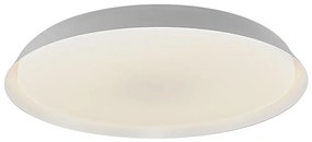 Minimalistické stmívatelné stropní svítidlo Piso v bílé a šedé