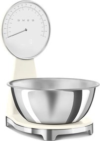 Krémová plastová digitální kuchyňská váha – SMEG