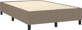 Box spring postel s matrací taupe 120x200 cm textil 3136825