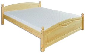 dřevěná dvoulůžková postel z masivního dřeva LK103
