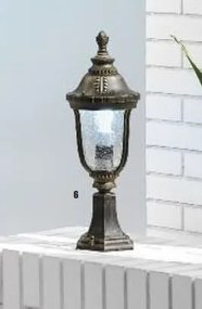 OR AL 11-1121/1 Venkovní sloupkové svítidlo 1x13W, patina, IP44,výška 51cm - ORION